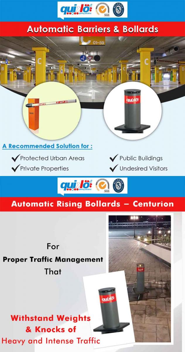 Types of traffic bollards - Quiko Italy