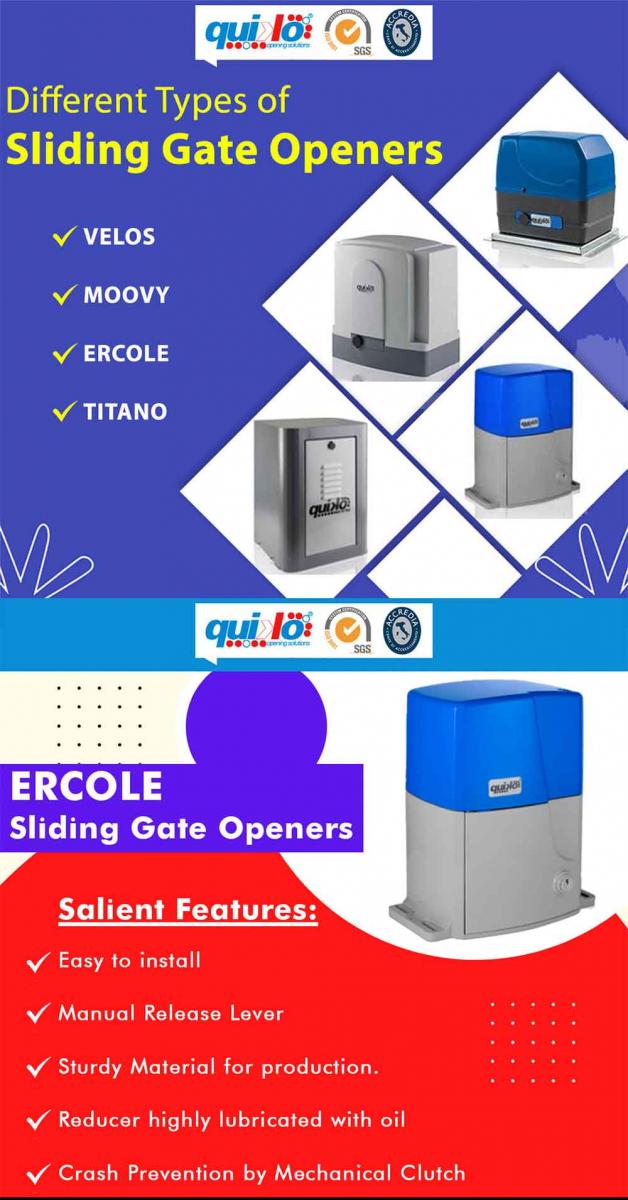 An overview on sliding gate opener - Quiko Italy
