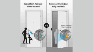 Power Assisted vs Automatic Doors: guide to door automation